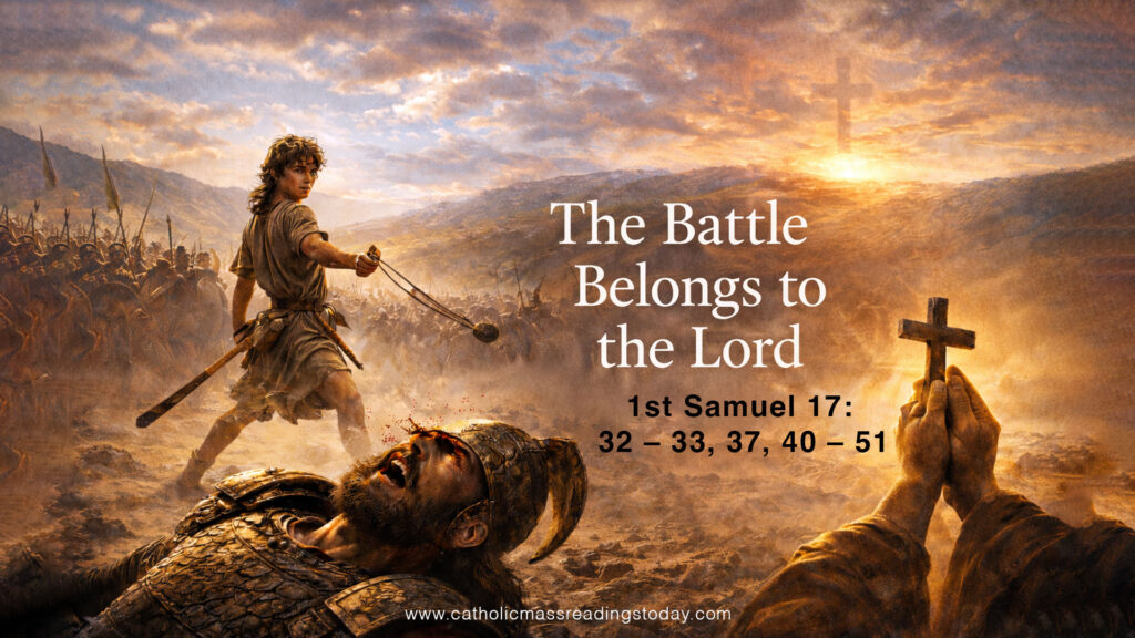 The Battle Belongs to the Lord - 1 Samuel 17: 32–33, 37, 40–51 ...