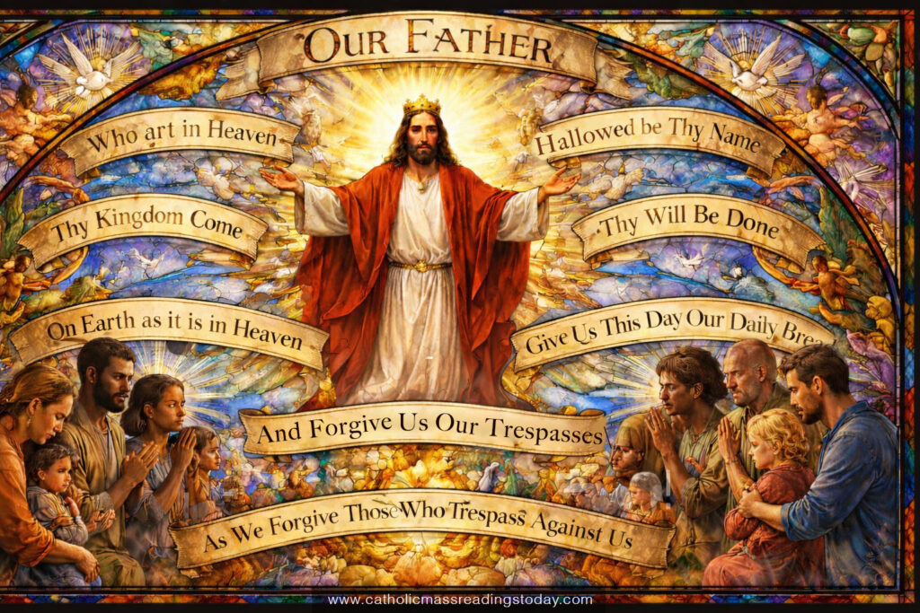 A Lenten Reflection on Matthew 6:7-15 - Our Father - Catholic Mass ...