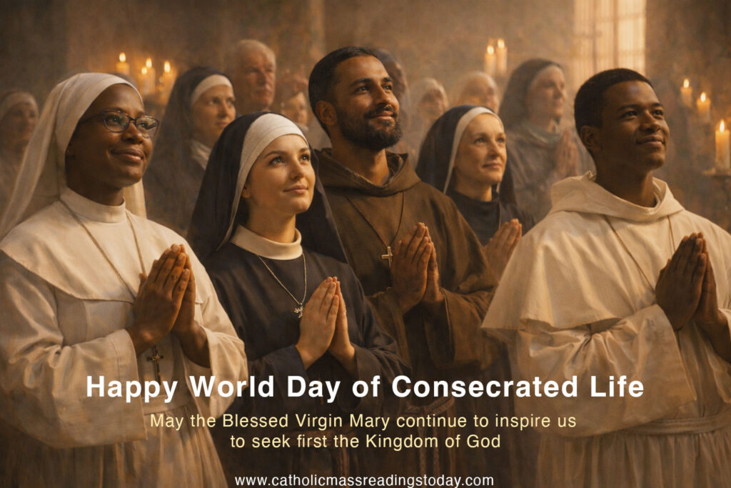 World Day of Consecrated Life - Catholic Mass Readings Today