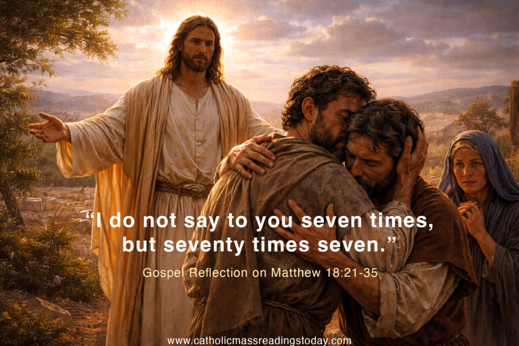 Gospel Reflection on Matthew 18:21-35 - Catholic Mass Readings Today