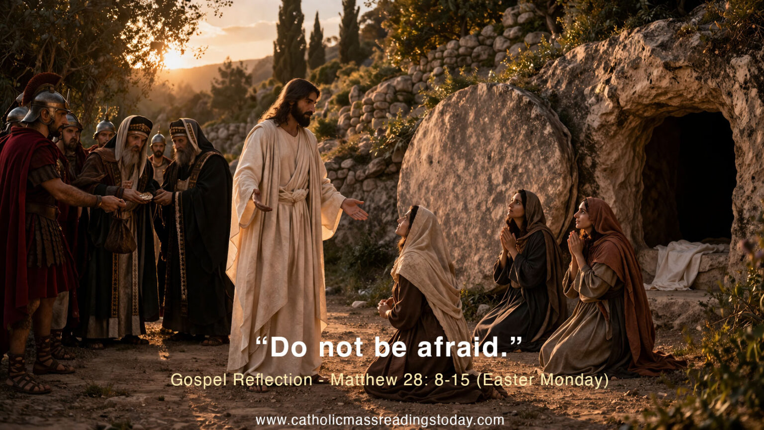 Gospel Reflection - Matthew 28: 8-15 (Easter Monday) - Catholic Mass ...