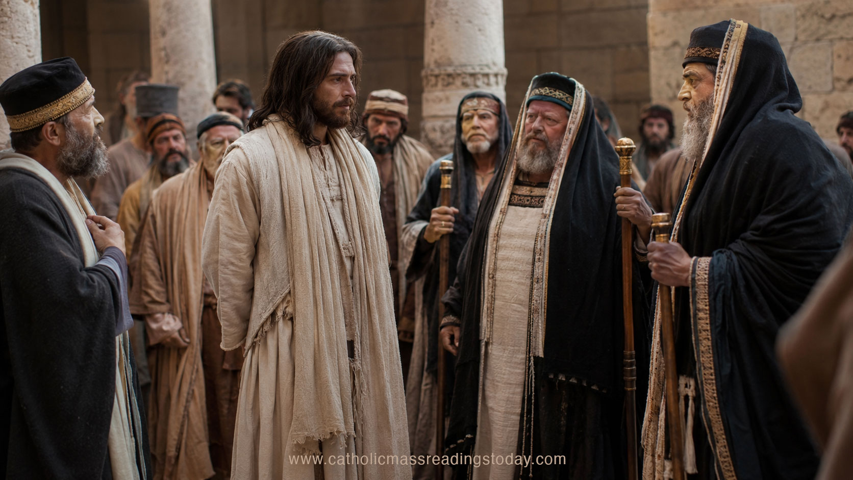 A reading from the holy Gospel according to Mark 11: 27 - 33 - Catholic ...