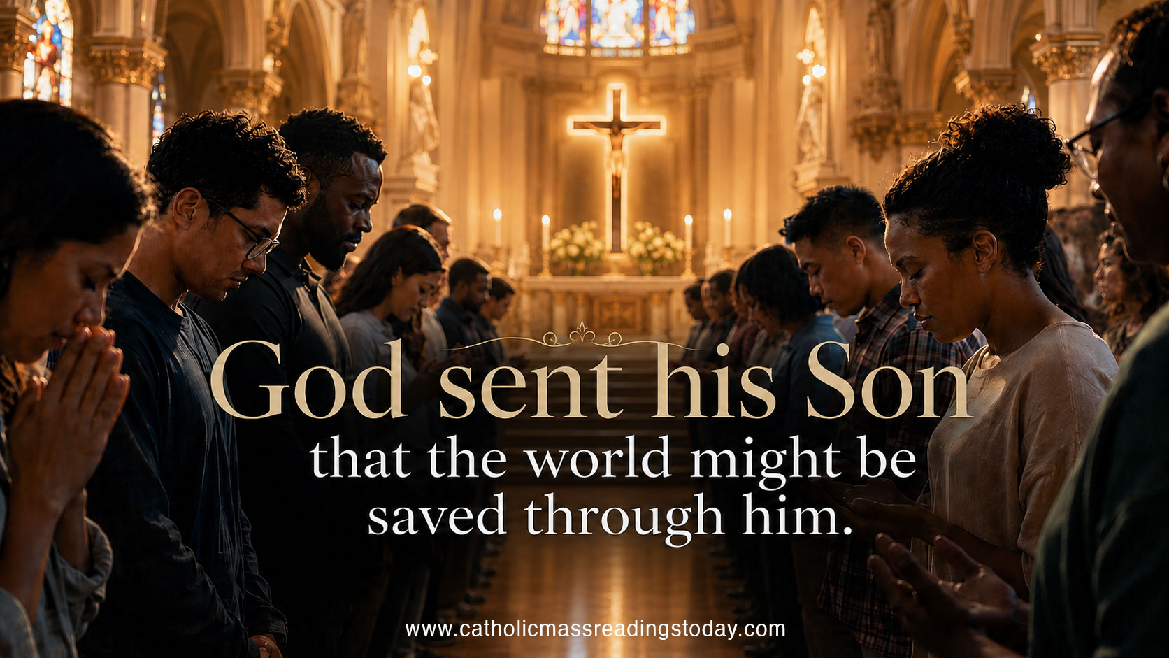 Gospel Reflection on John 3:16 - 18 - Catholic Mass Readings Today