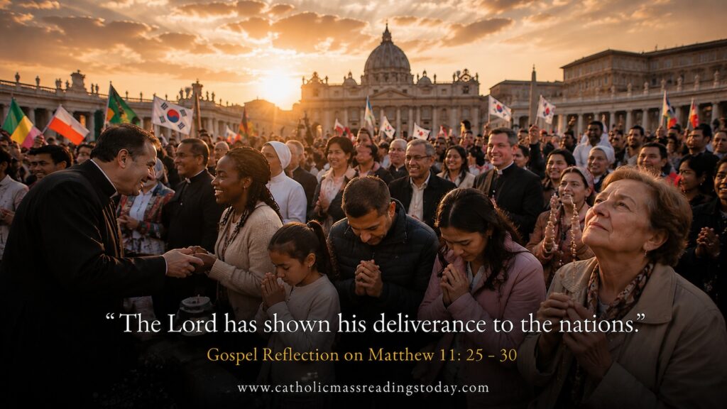 Gospel Reflection on Matthew 11:25 - 30 - Catholic Mass Readings Today