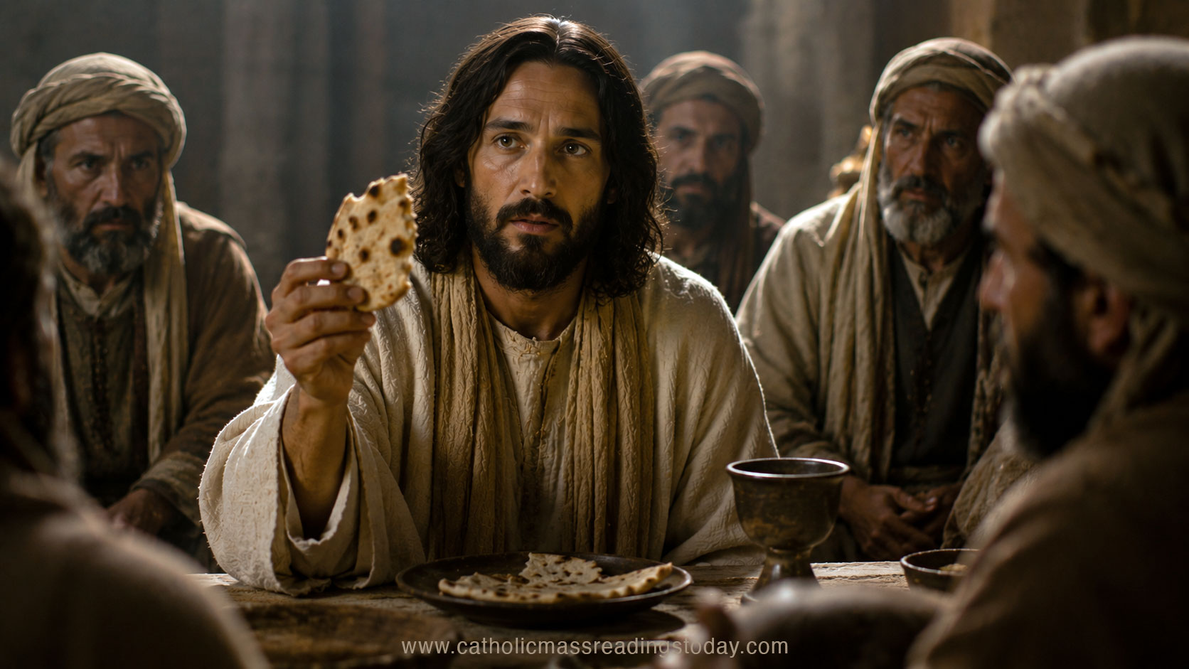 A reading from the holy Gospel according to John 6: 51 - 58 - Catholic ...
